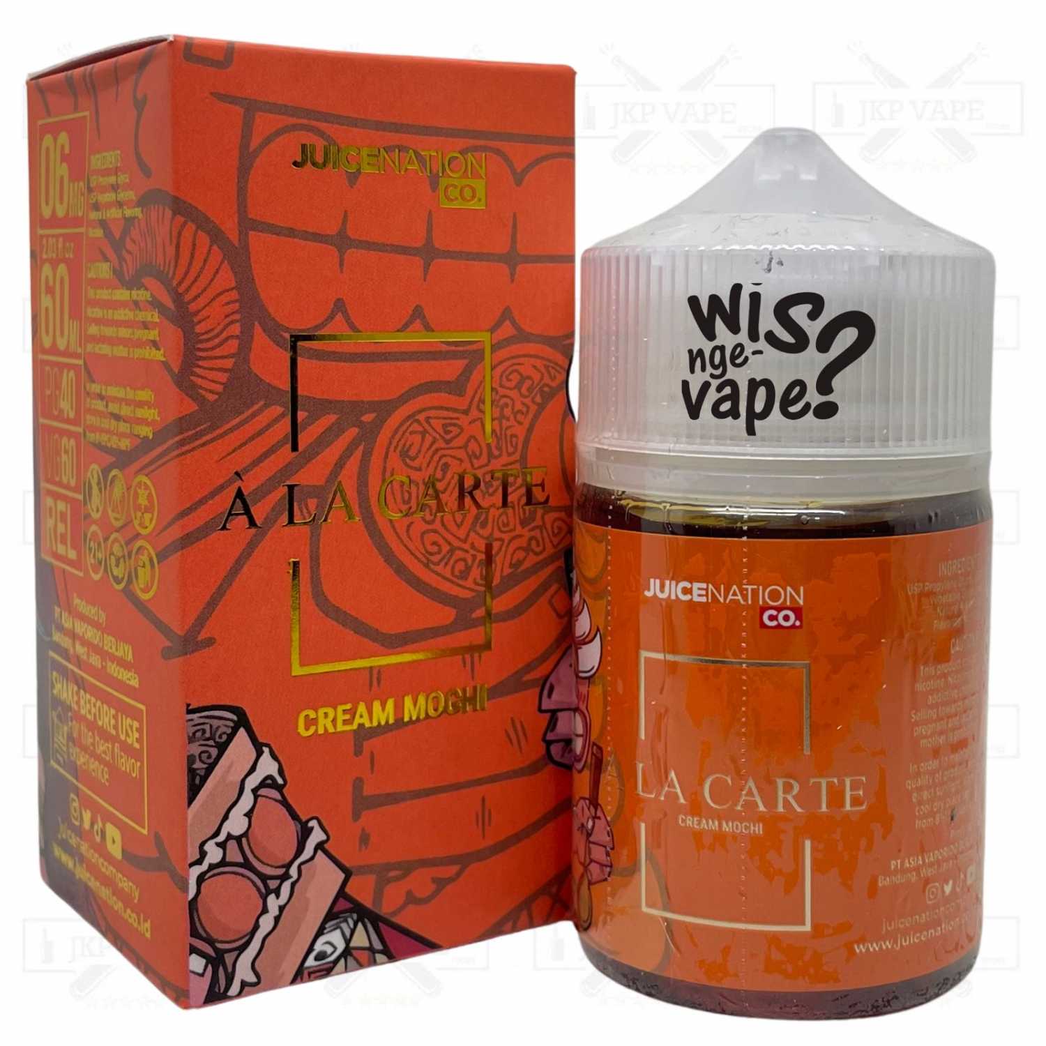 Jual Ala Carte Cream Mochi 60ml - A La Carte Liquid By | Jakmall.com