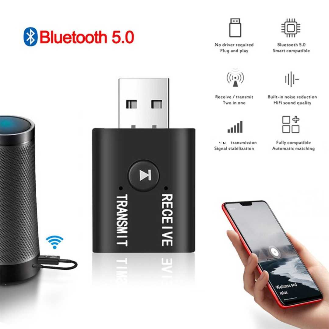 Jual DigRepair USB Dongle Bluetooth 5.0 Transmitter Receiver