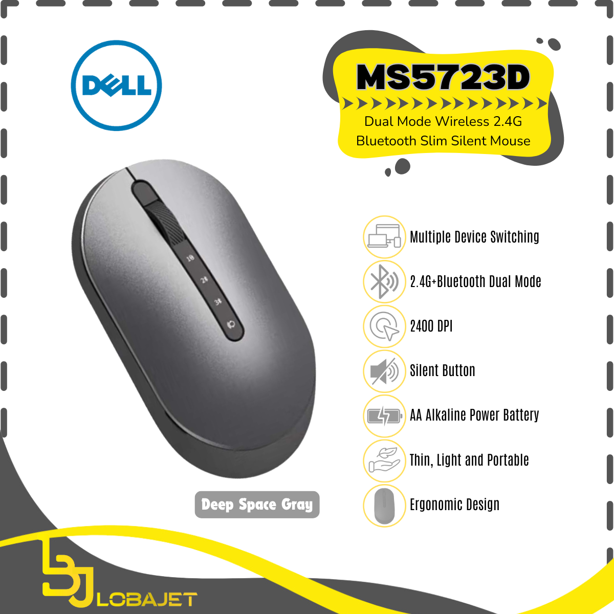 Jual DELL MS5723D - Dual Mode Wireless 2.4G Bluetooth Slim