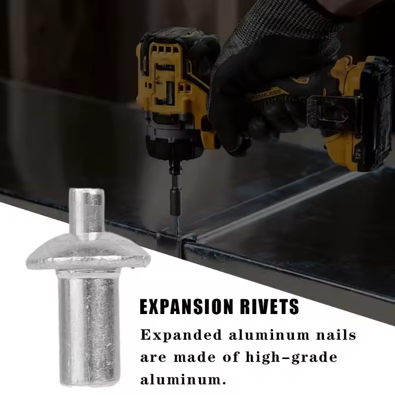 Jual FMA Hammer Drive Expansion Rivets Steel Flat Round Head 5mm