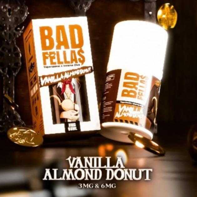 Jual Bad Fellas Vanilla Almond Donut 60ml - Freebase Liquid by