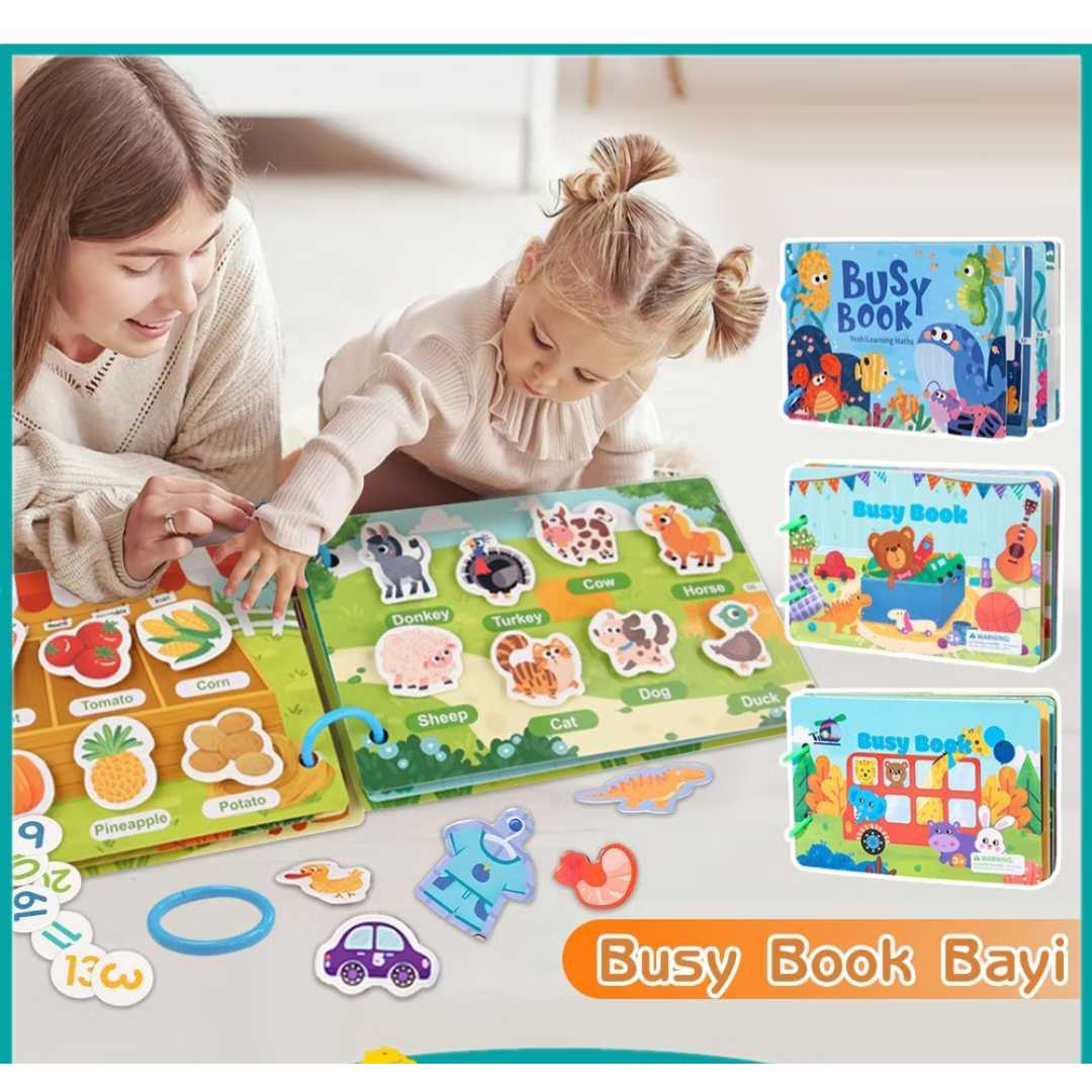 Jual MAINAN BUSY BOOK BUKU AKTIVITAS ANAK BUKU STIKER | Jakmall.com