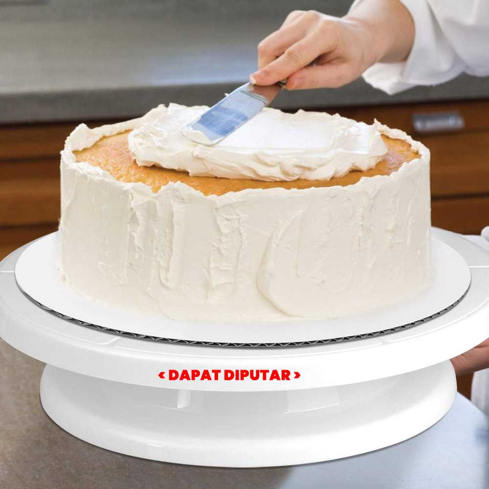 Jual Meja Putar Penghias Kue / Alat Putar Foto Video / Cake Tray