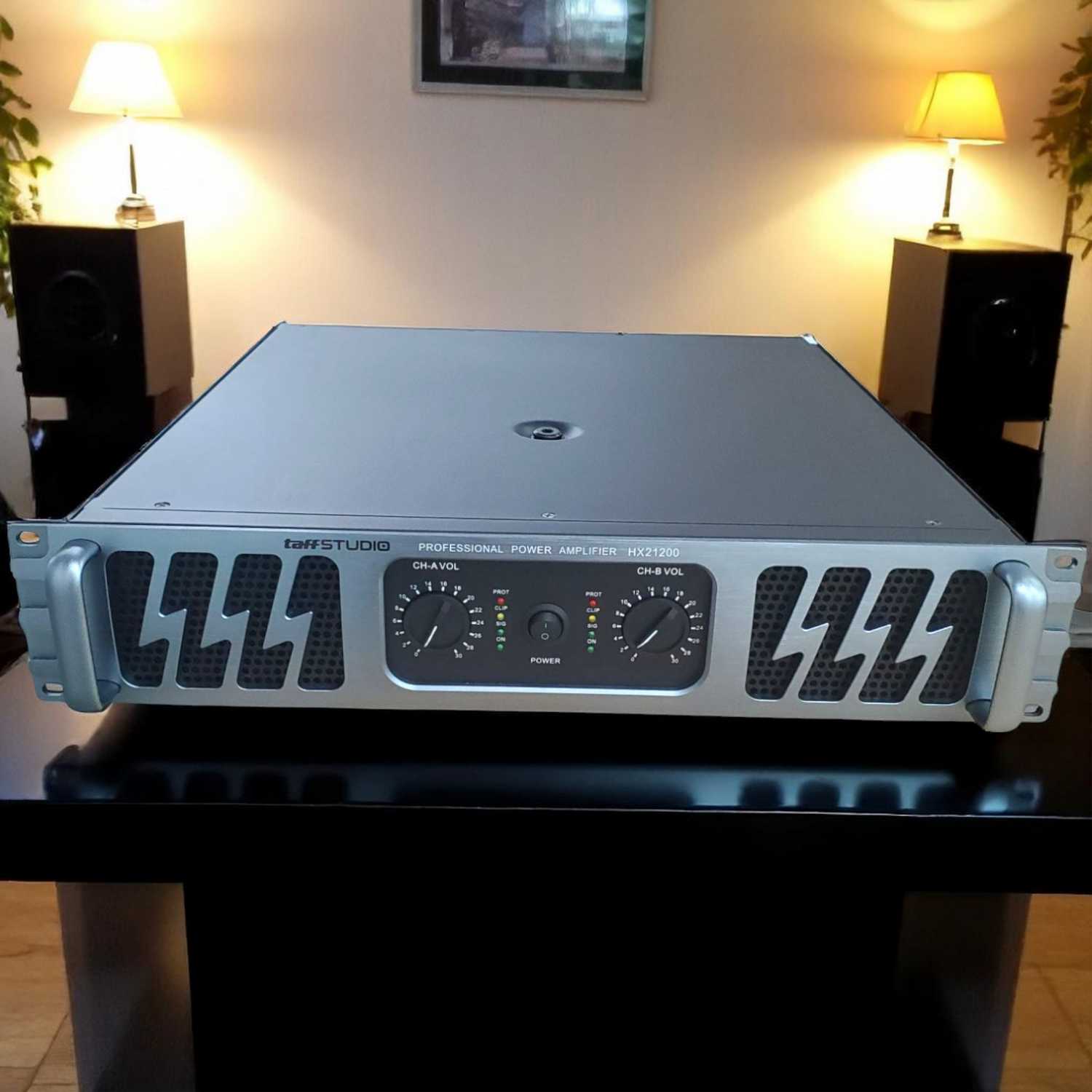 Jual TaffSTUDIO Power Amplifier Professional 2 Channels Home