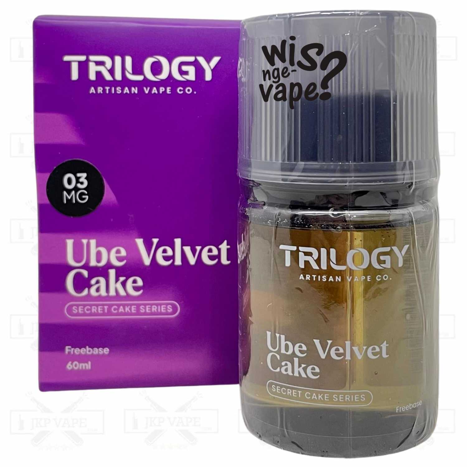 Jual Secret Ube Velvet Cake 60ml - Freebase Liquid by Trilogy