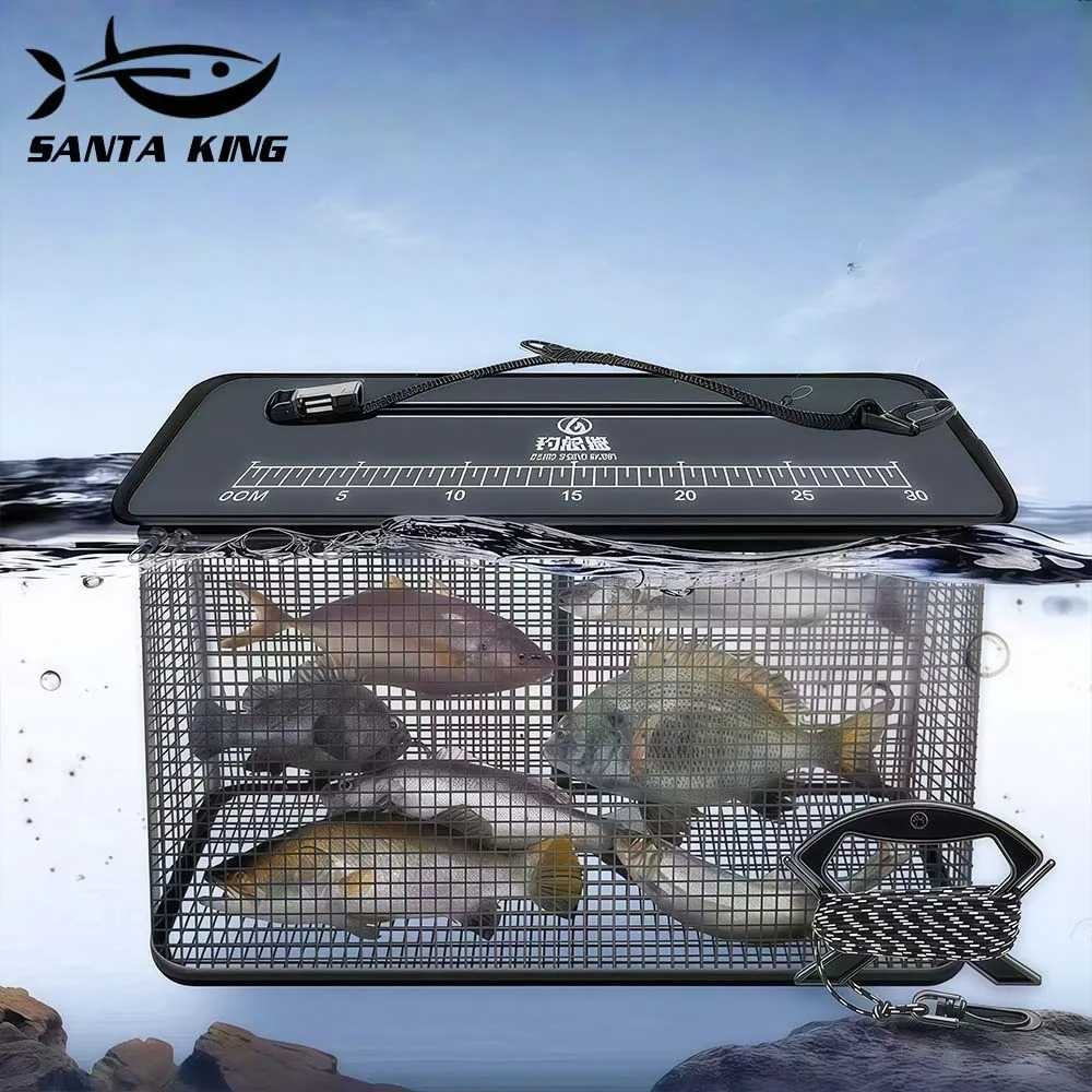 Jual SANTA KING Keramba Korang Ikan Kotak Lipat Floating Fish