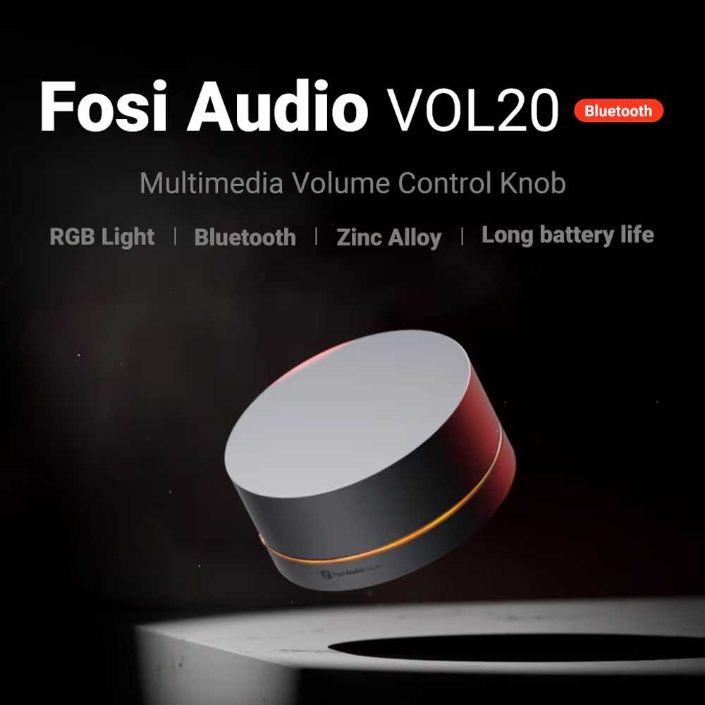Jual Fosi Audio Volume Control Knob Multimedia Bluetooth RGB