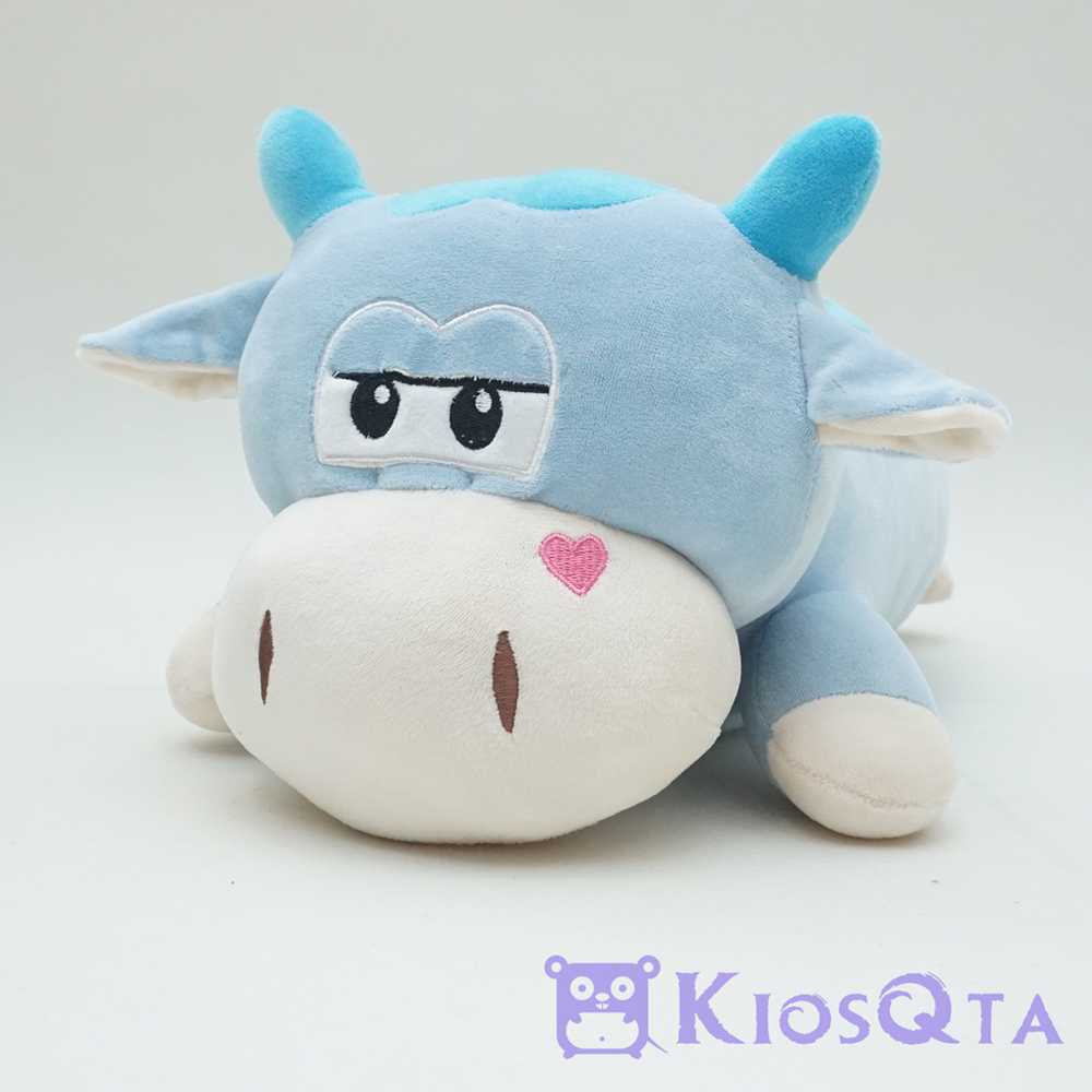 Jual guling boneka sapi bete lucu cute cow biru medium | Jakmall.com