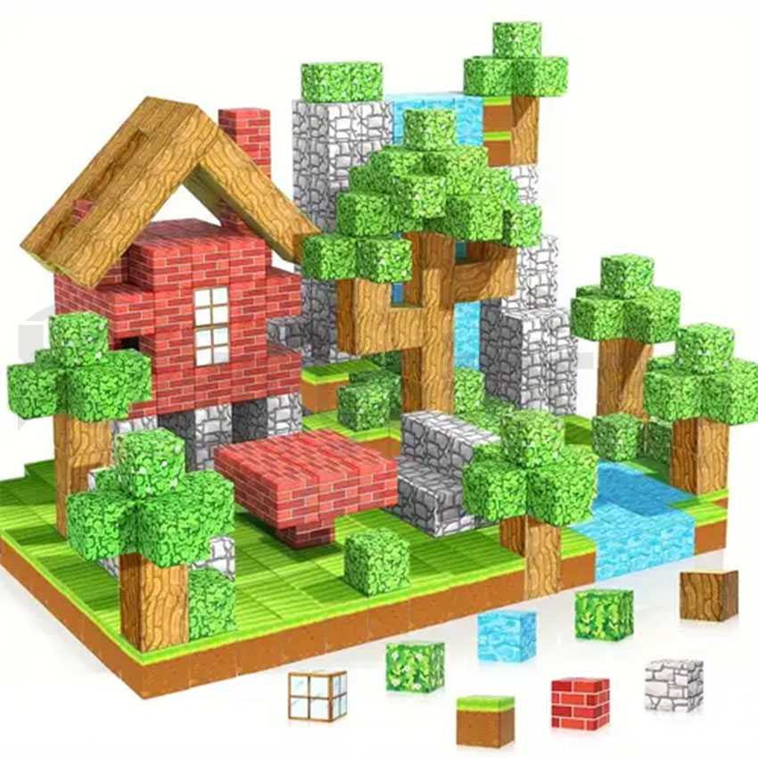 Jual Minecraft Magnet Mainan Magnetic Building Block Game
