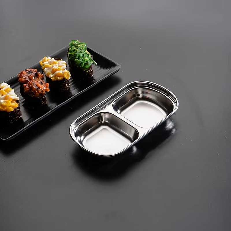 Jual Tempat Saji Bumbu Kecap Saos Sambal Korea Stainless Steel