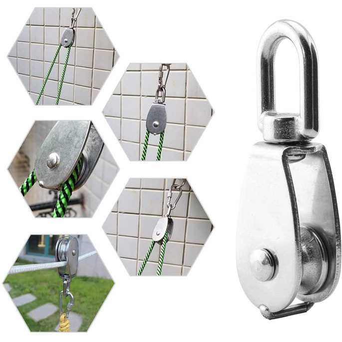 Jual Katrol Barang Manual Kerekan Stainless Mini Serbaguna WMO