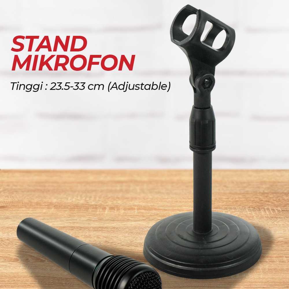 Jual Tiang Mikrofon Penyangga Mic Untuk Di Meja Bisa Disesuaikan