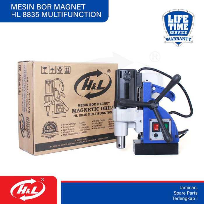 Jual HL 8835 Multifuntion Mesin Bor Magnet Magnetic Drill 1200