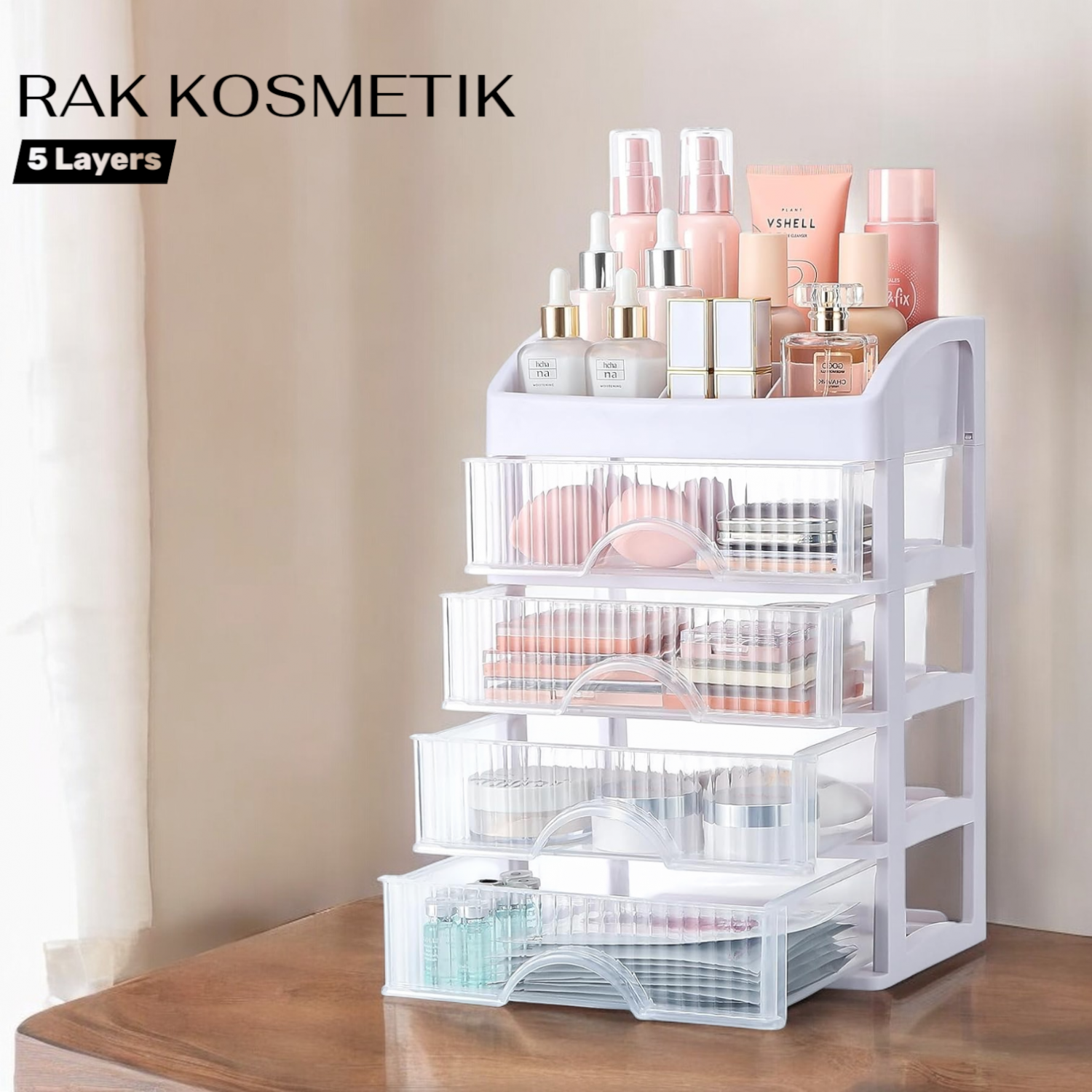 Jual Koolsoo Rak Kosmetik Kotak Make Up Storage Box Organizer 5