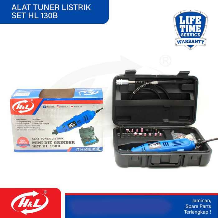 Jual HL 130B Mesin Gerinda Bor Tuner Mini Die Grinder Set