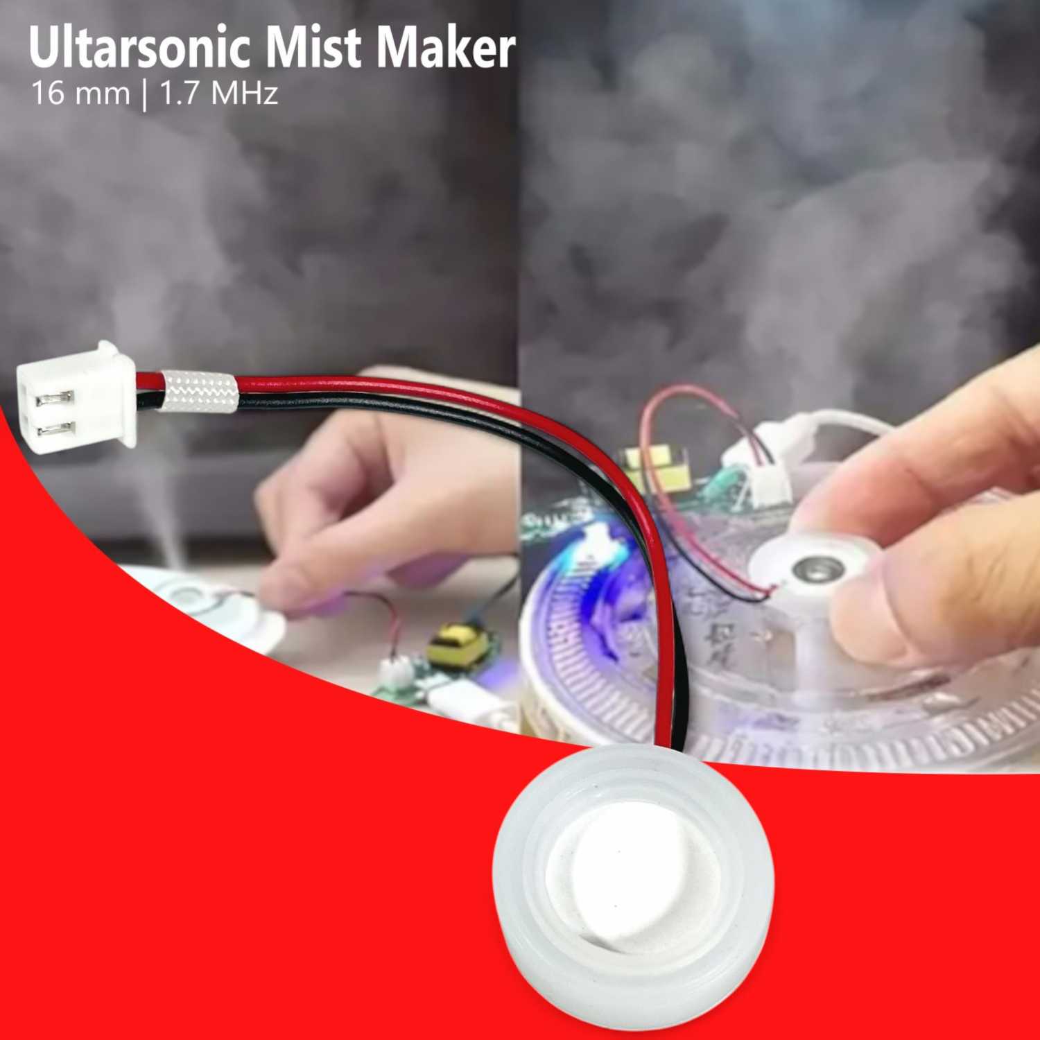 Jual HNG Pembuat Kabut Humidifier DIY Ultrasonic Mist Maker