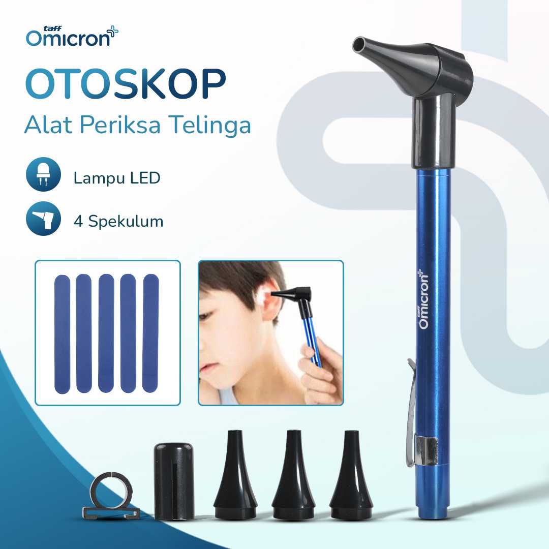 Jual TaffOmicron Alat Pemeriksa Telinga Otoskop Ear Scope with