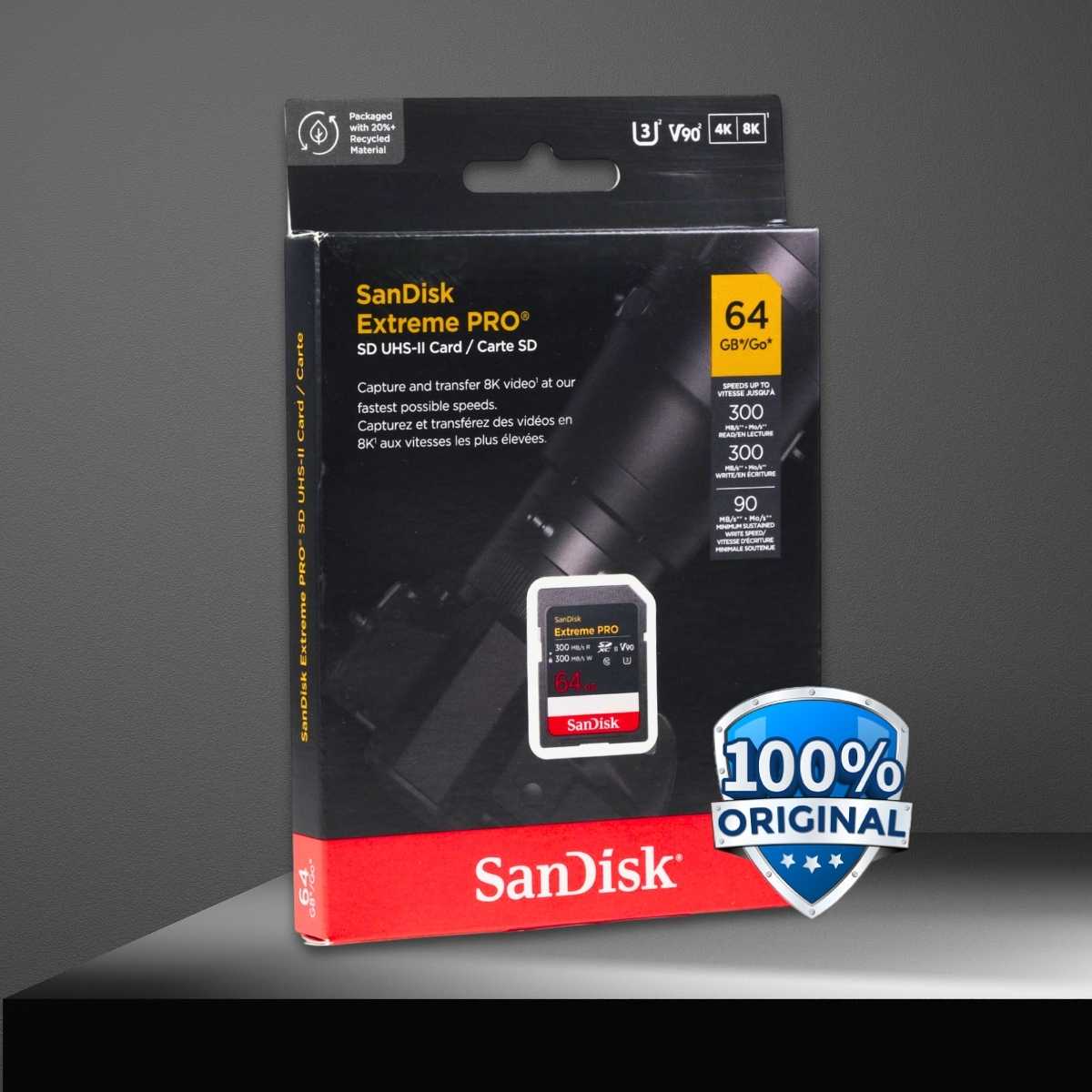 Jual SanDisk Extreme Pro SDXC UHS-II Card U3 Class 10 300MB/s