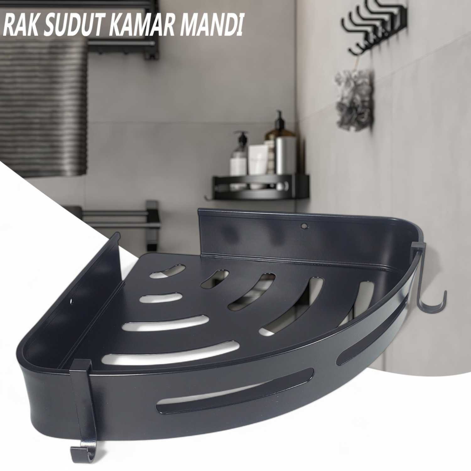 Jual Lovelyduo Rak Sudut Kamar Mandi Bathroom Corner Shelf