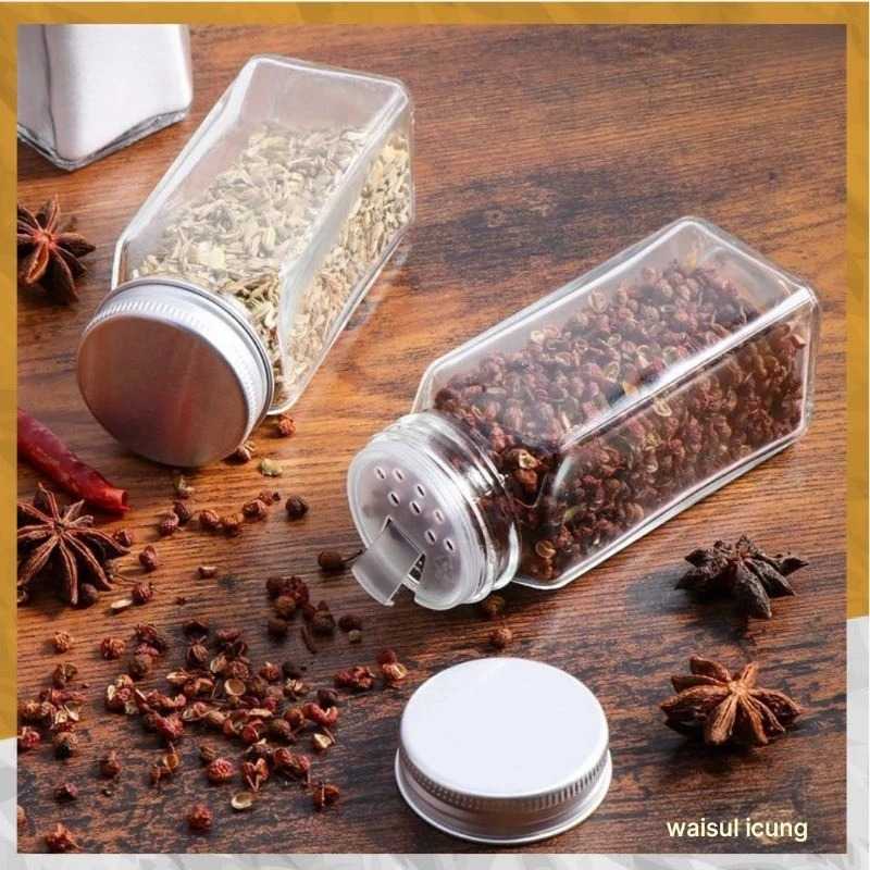 Jual Tempat Bumbu Garam Merica Lada Botol Bumbu Kaca WMO BC76
