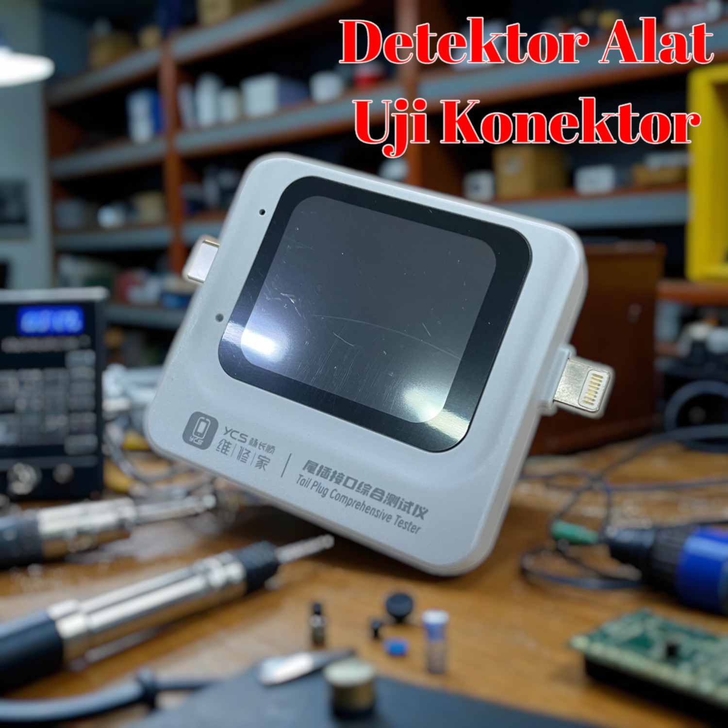 Jual YCS Detektor Alat Uji Konektor Tail Plug Smartphone iOS USB