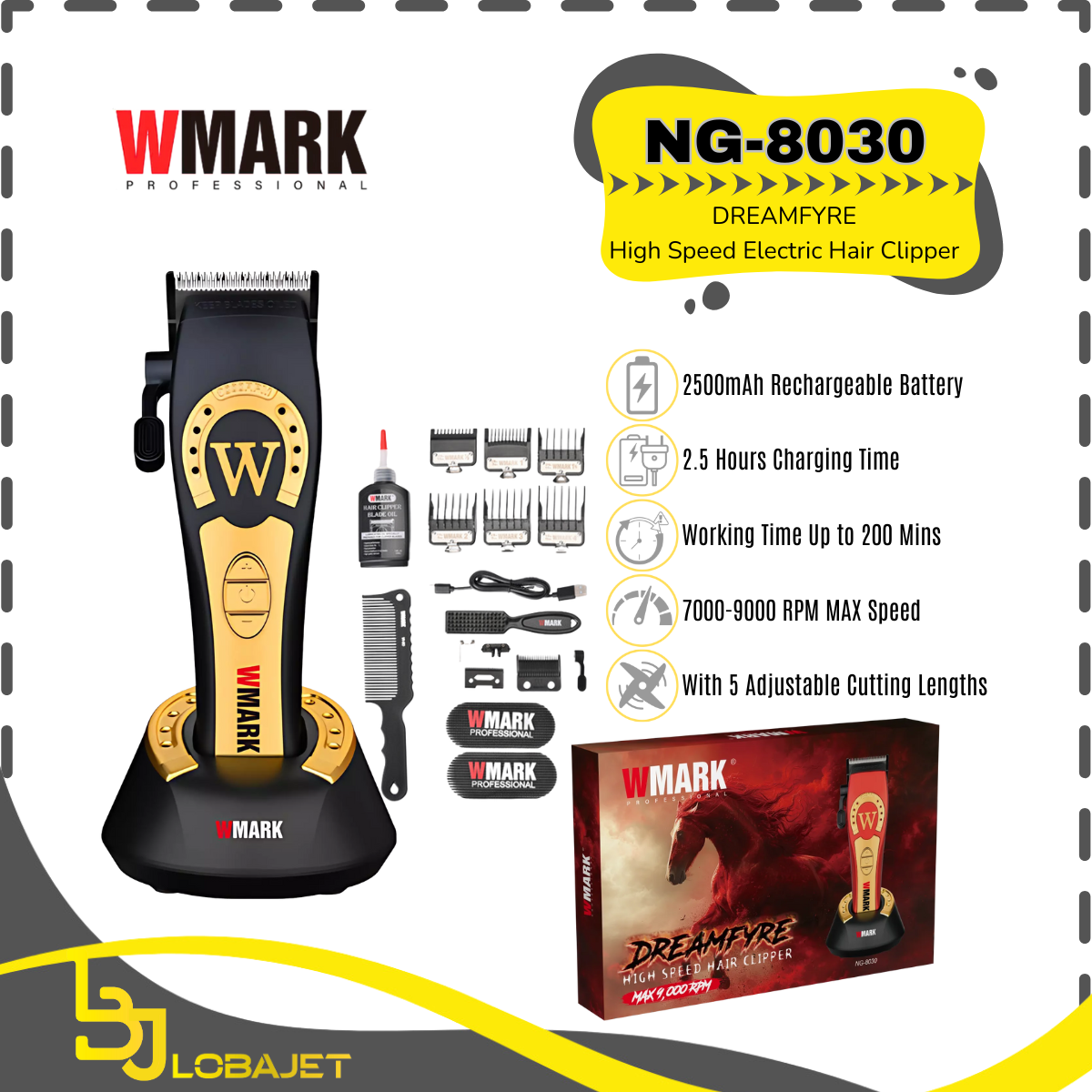 Jual WMARK NG-8030 - DREAMFYRE High Speed Electric Hair Clipper