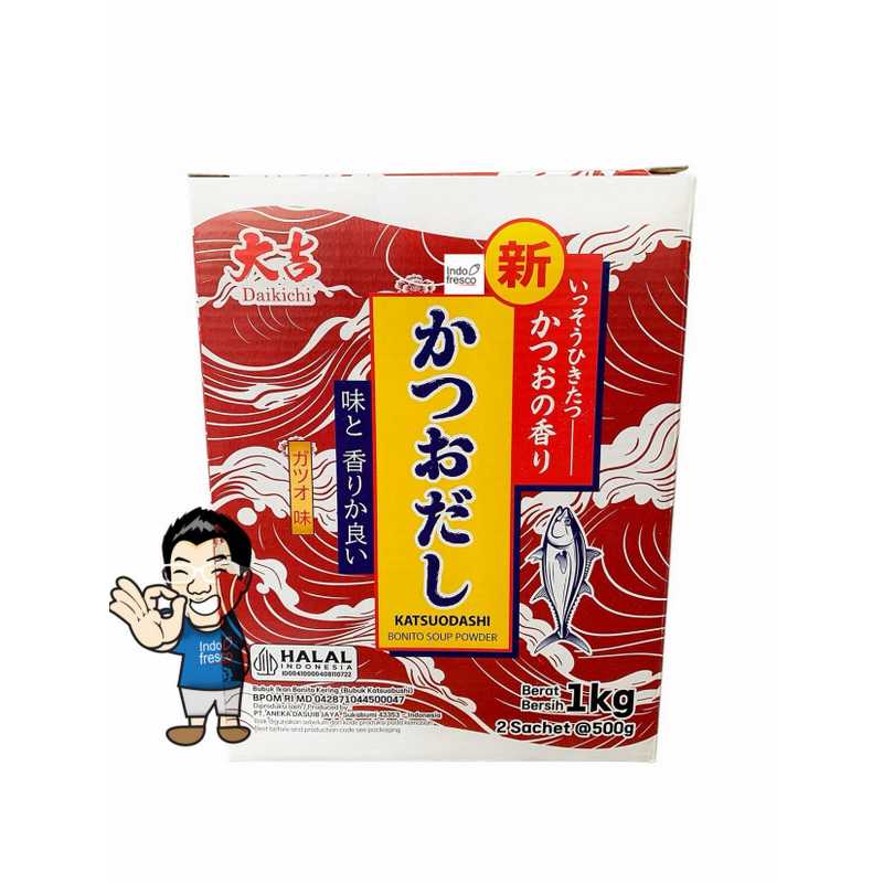 Jual Daikichi Katsuo Dashi- Bonito Soup Powder- Kaldu Ikan Bubuk