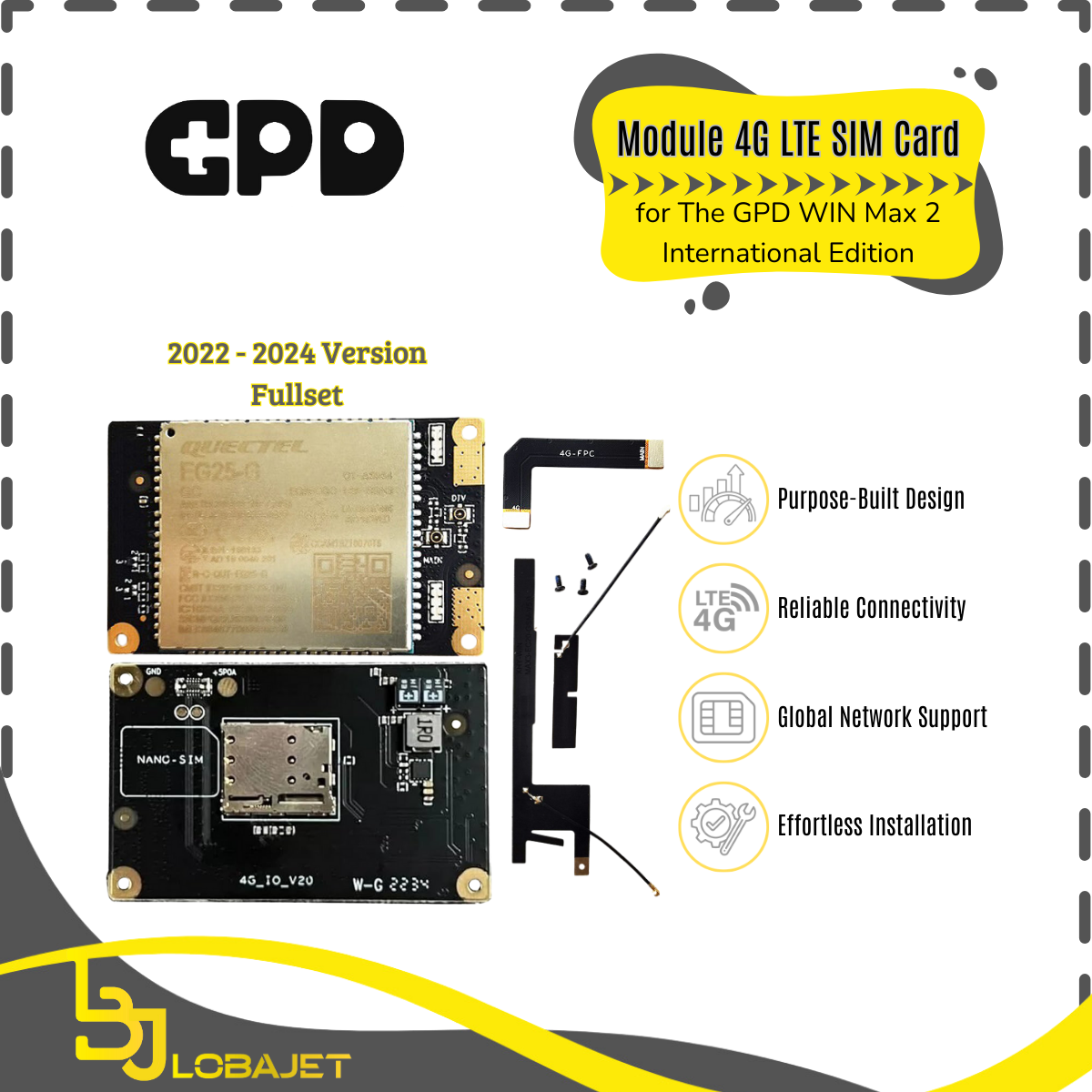 Jual GPD WIN Max 2 Original Module 4G LTE SIM Card International