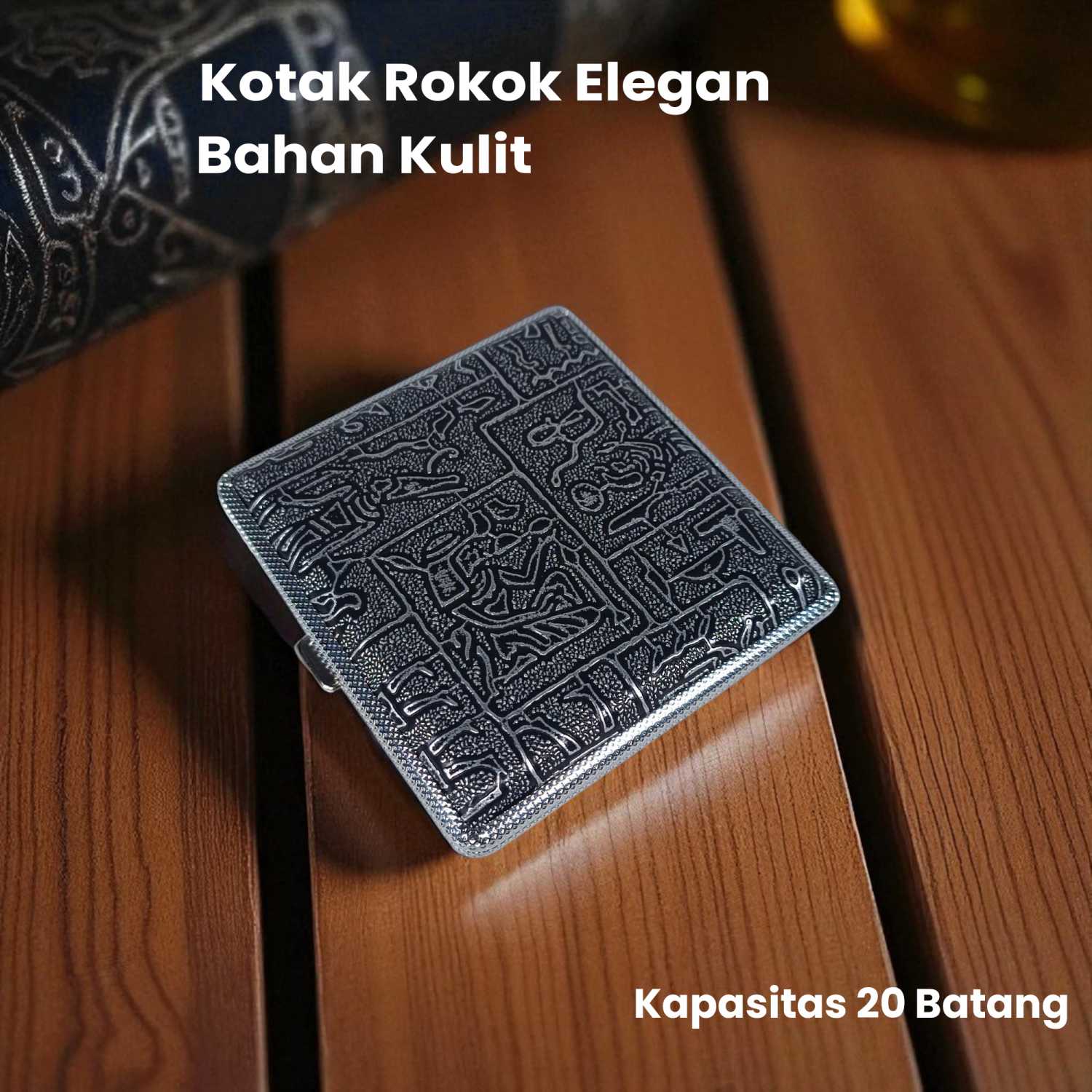 Jual Ophone Kotak Rokok Elegan Leather Cigarette Box Case 20