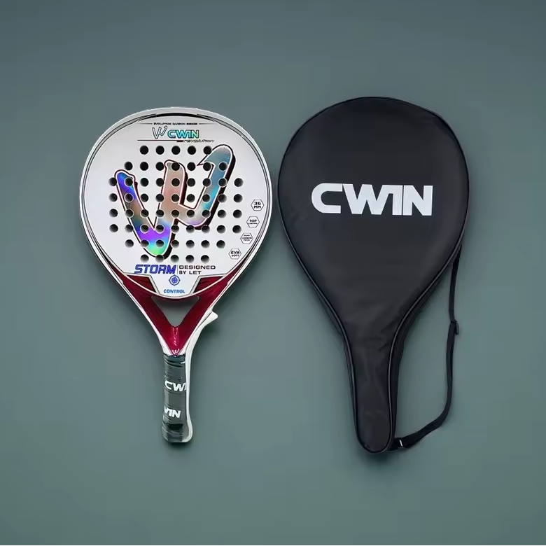 Jual CWIN Raket Padel Teardrop Carbon Fiber 3.6cm Thickness 365g