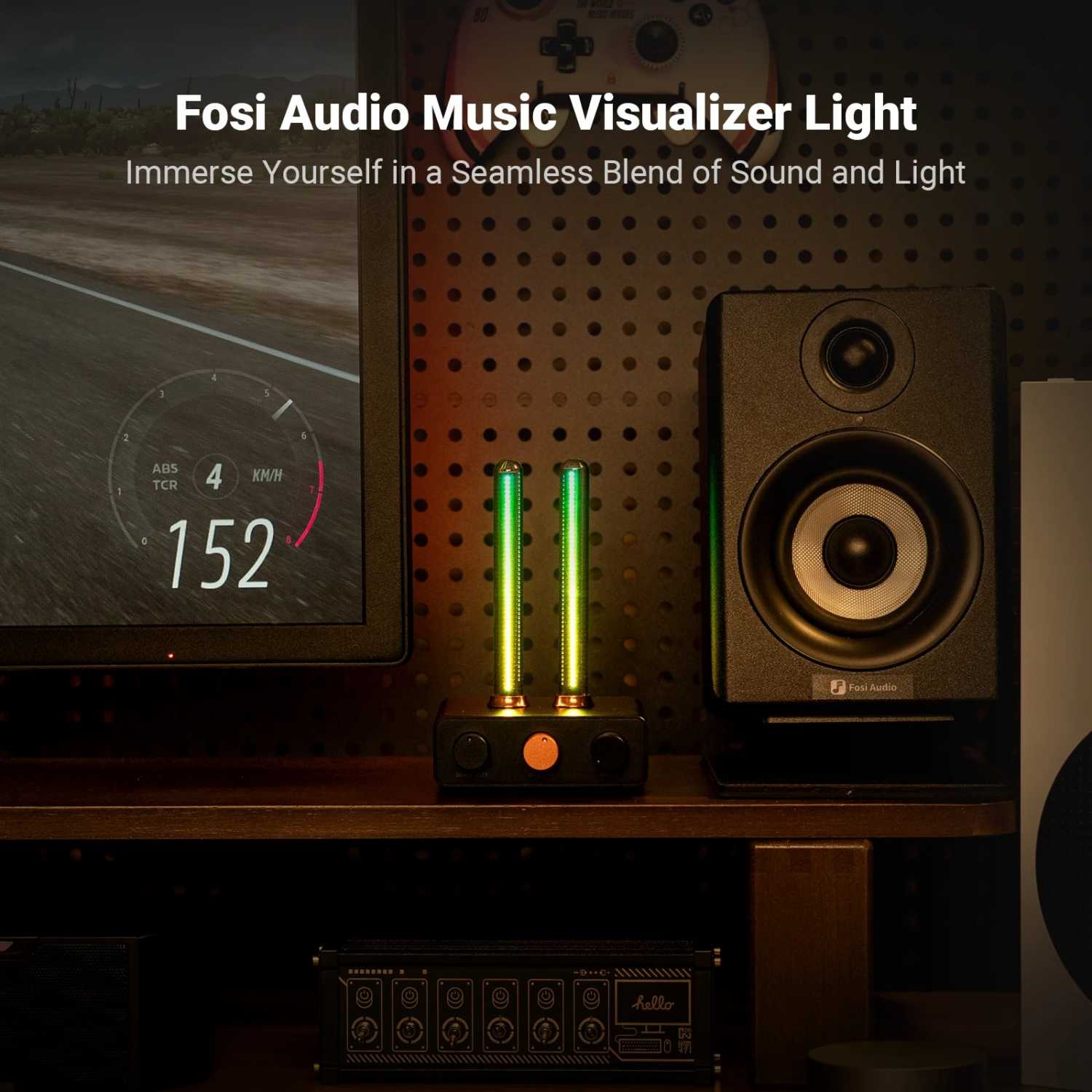 Jual Fosi Audio LED Bar Music Rhythm Visualizer Ambient Light