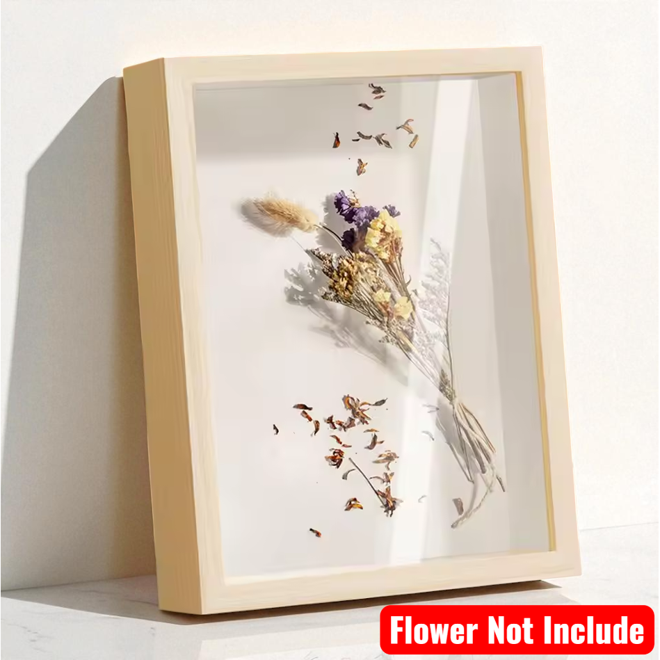 Jual YIXUE Bingkai Foto Ornamen Minimalist Wooden Shadow Box