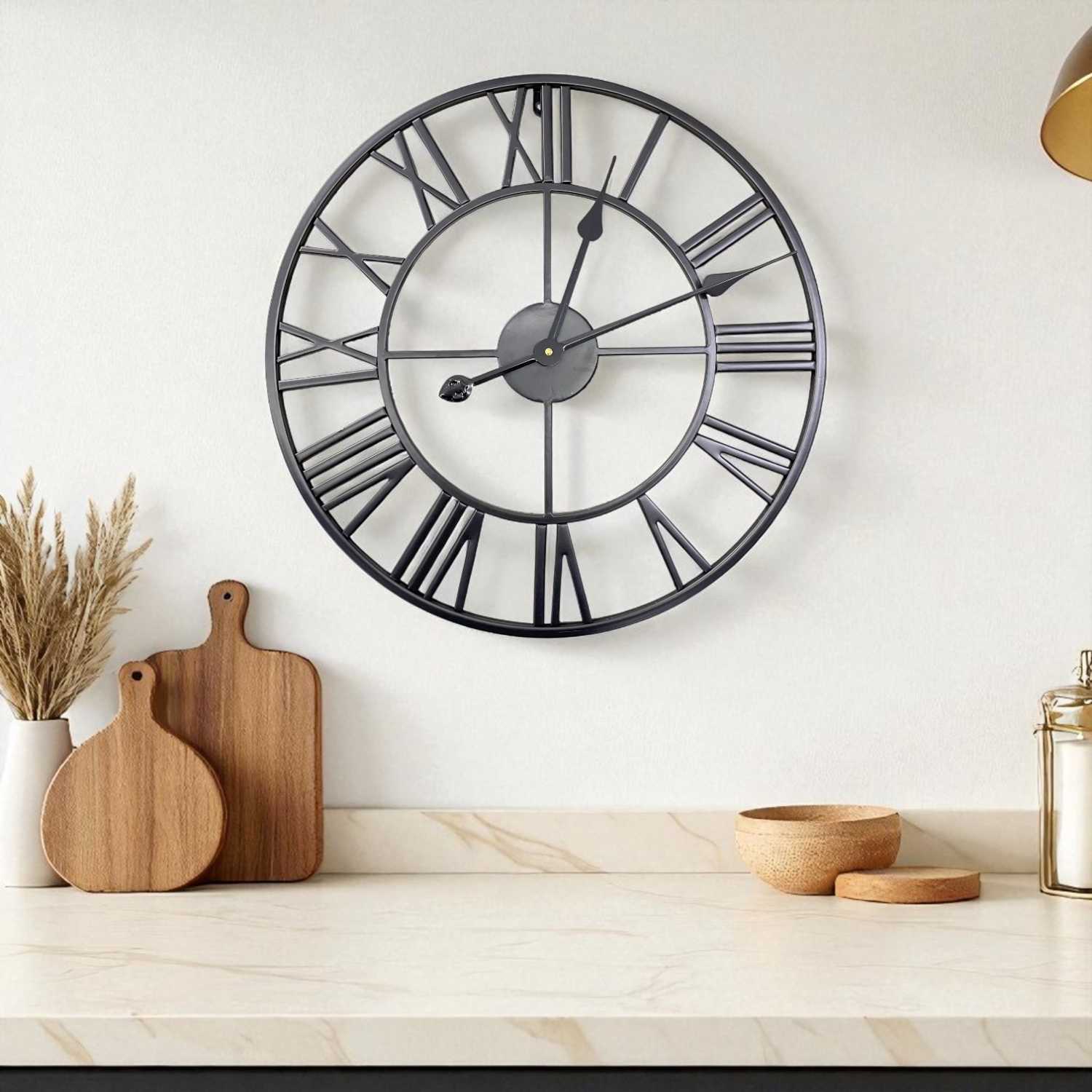 Jual Meigar Jam Dinding Bulat Quartz Creative Model Vintage 50cm