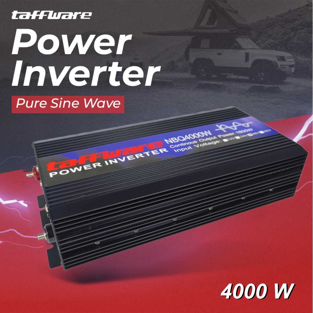 Jual Taffware Power Inverter Mobil Pure Sine Wave DC 48V to AC