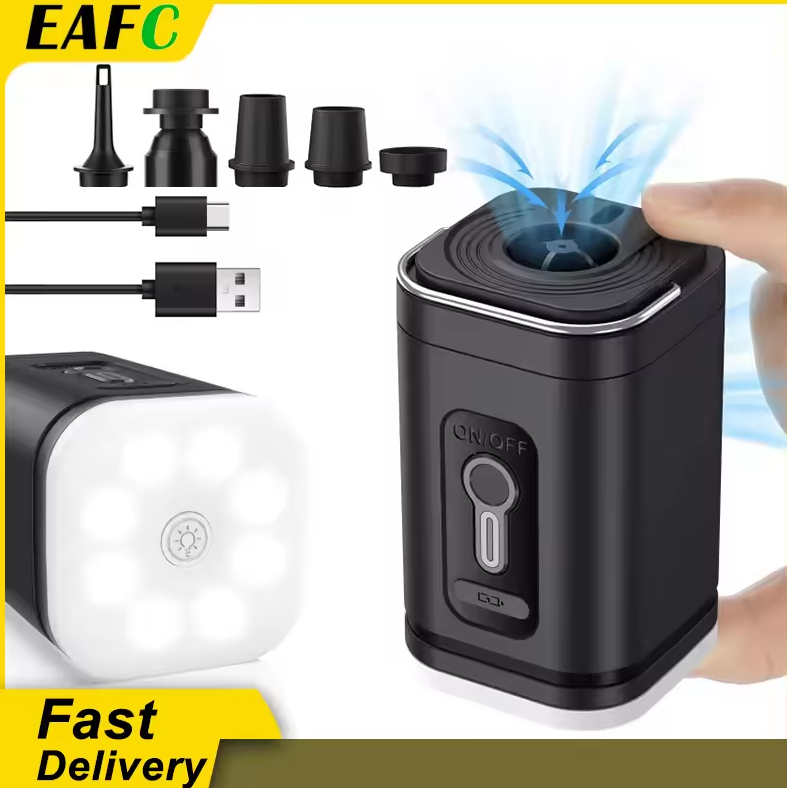 Jual EAFC Pompa Angin Elektrik Portable Air Pump Inflator Light