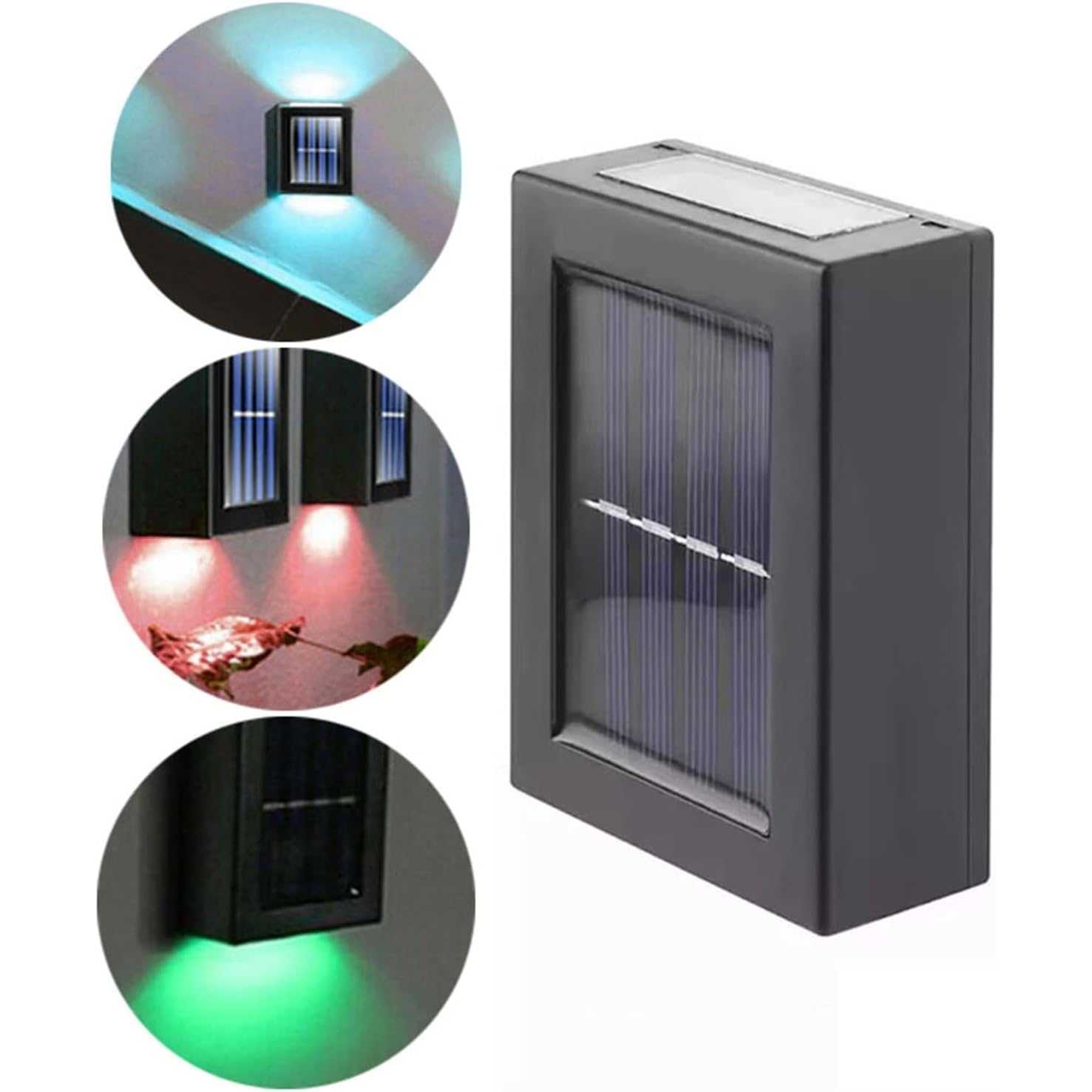 Jual SoFlare Lampu Dinding Solar Outdoor Waterproof RGB 4 LED