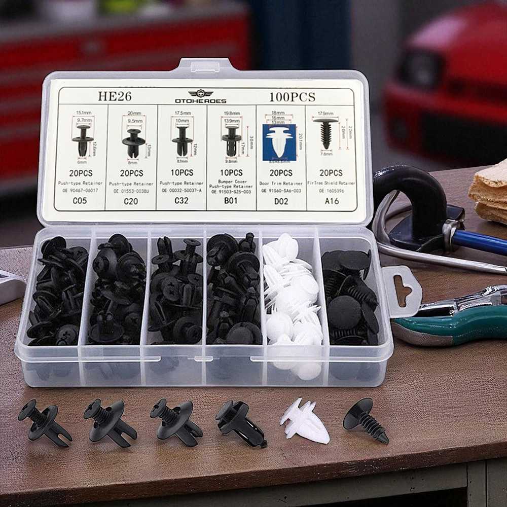 Jual OTOHEROES Klip Kancing Mobil Baut Rivet Clip Trim Panel 100