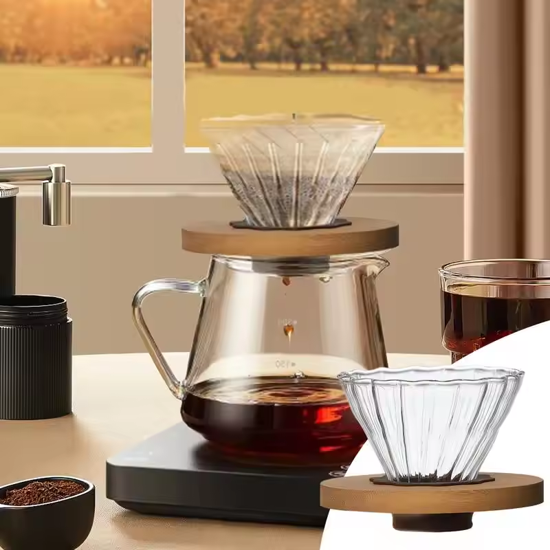 Jual One Two Cups V60 Coffee Dripper Pour Over Kaca Manual Brew