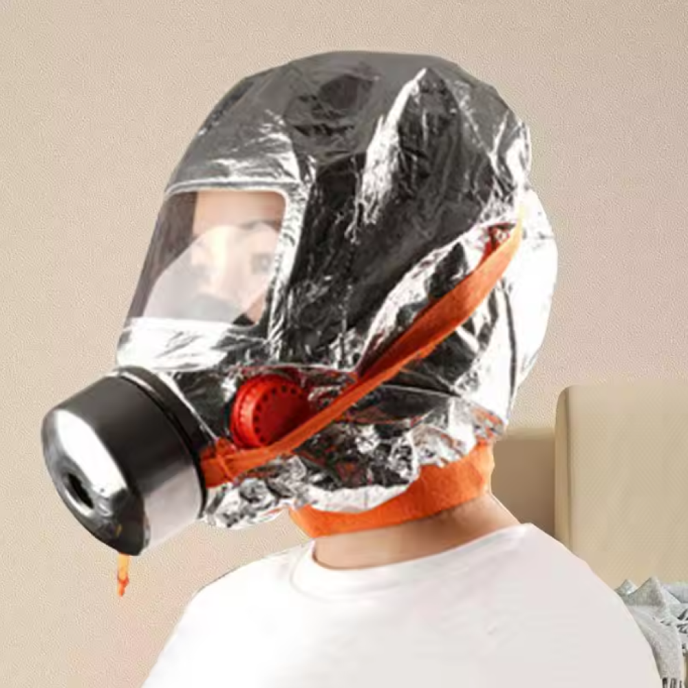 Jual NANUI Masker Gas Respirator Full Face Fire Escape Hood