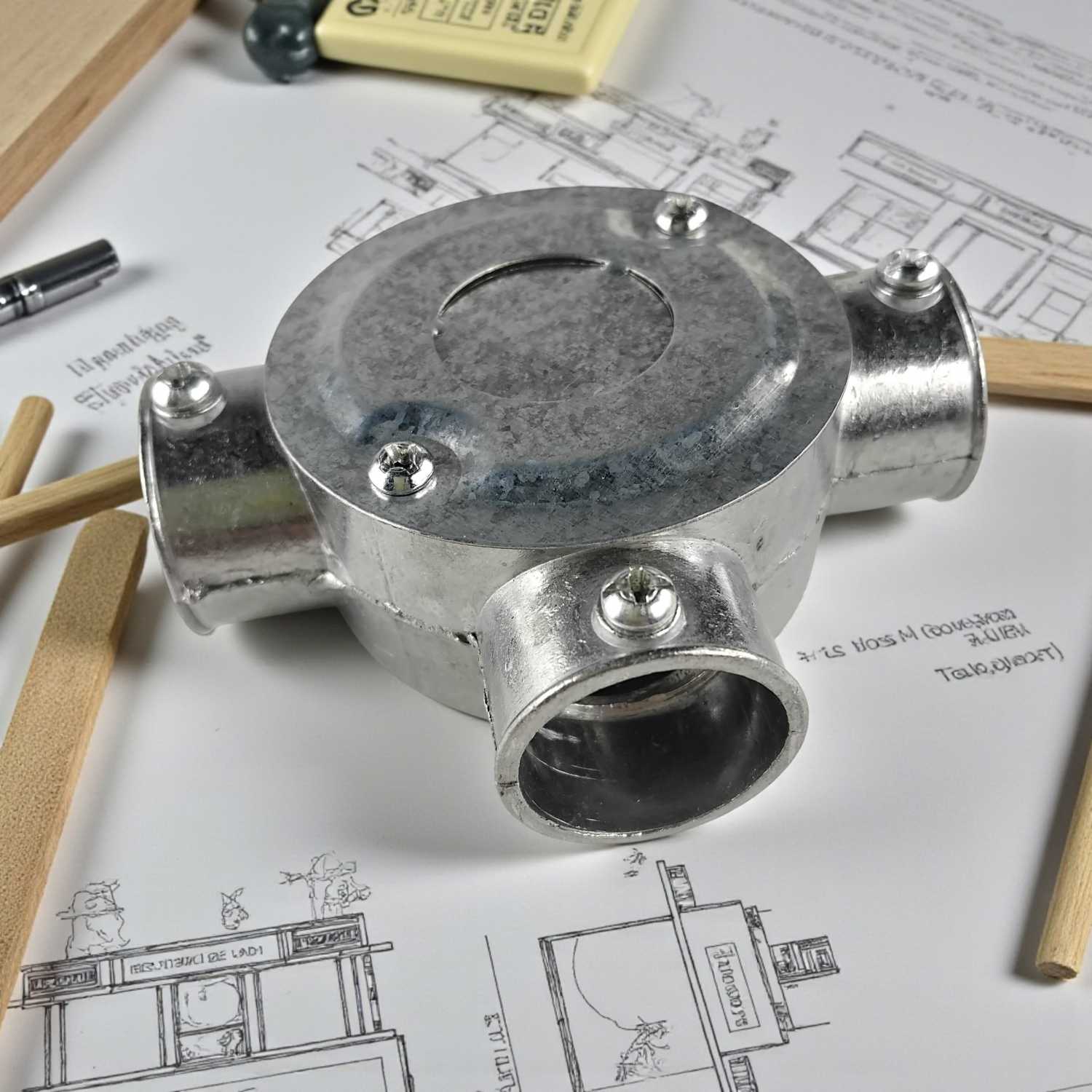 Jual DPI Kotak Sambungan Pipa Kabel Listrik 3 Way Box Conduit