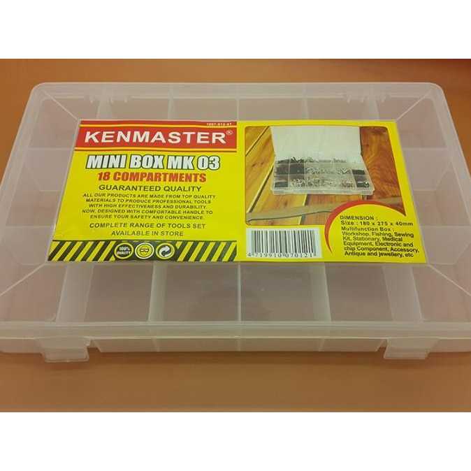 Jual 18 compartments mini box MK03 Merk Kenmaster | Jakmall.com
