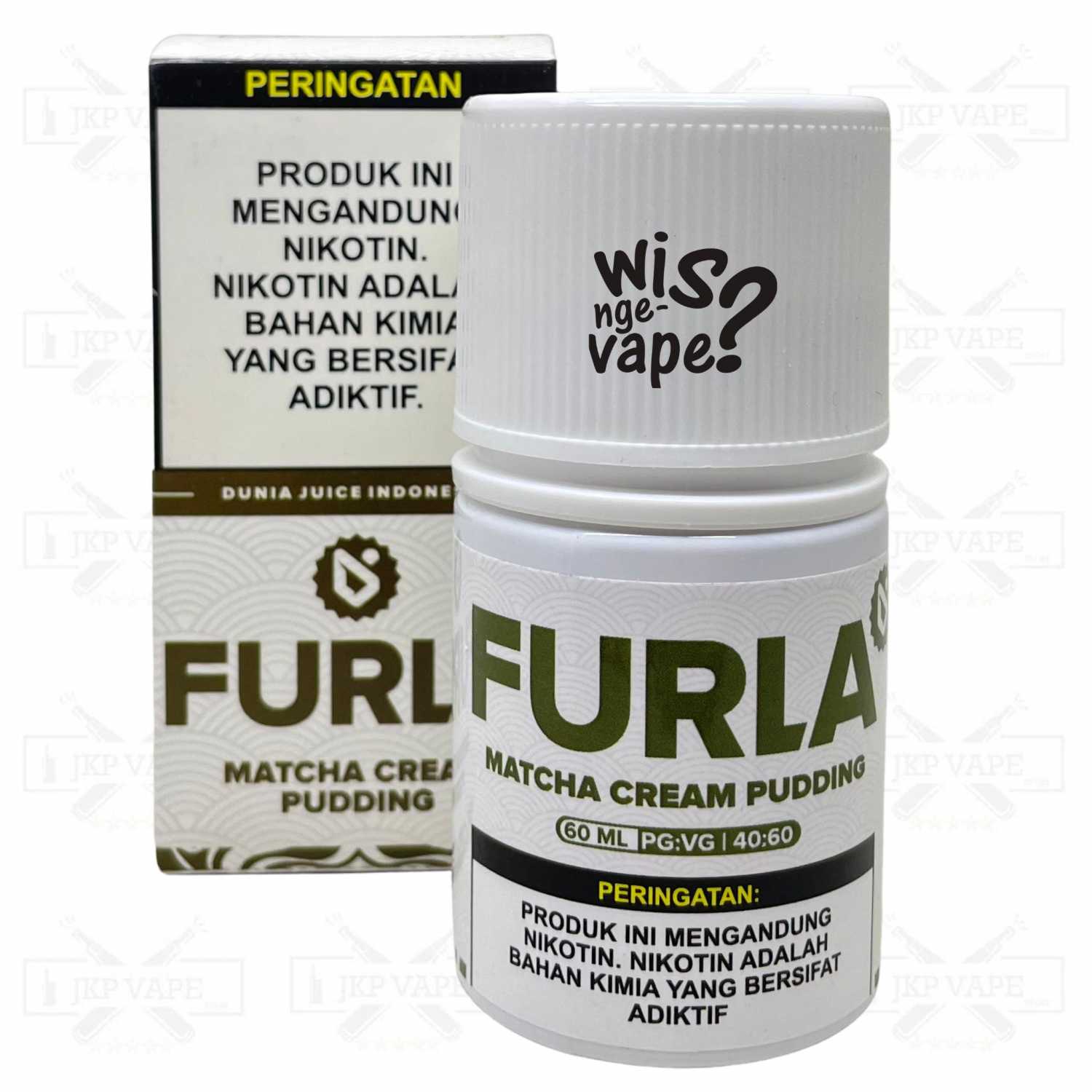 Jual Furla Matcha Cream Pudding 60ml - Freebase Liquid by DJI
