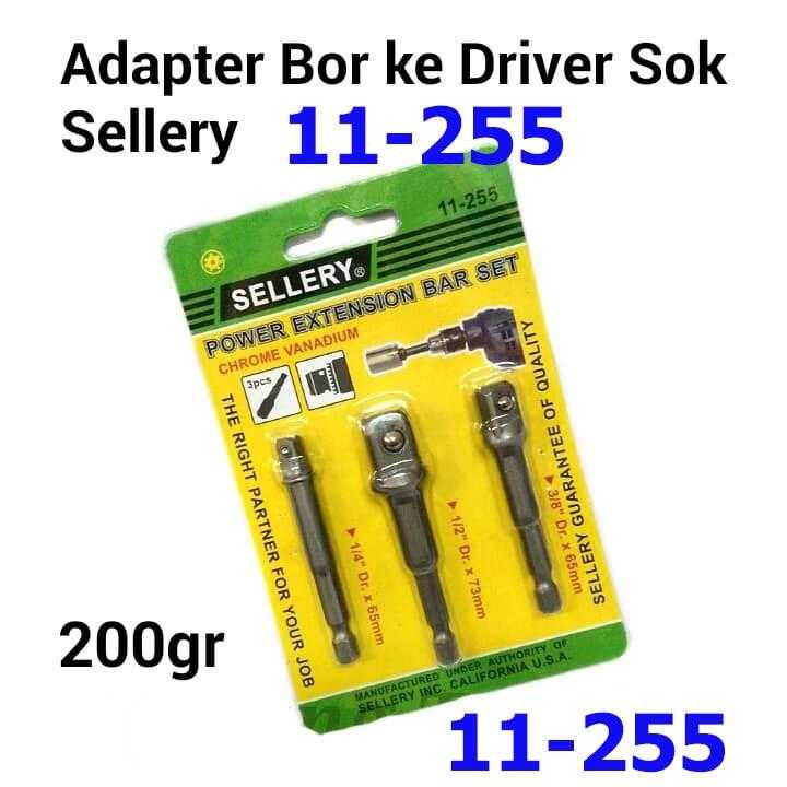 Jual SELLERY 11-255 Adapter Bor Ke Driver Sock Power Extension