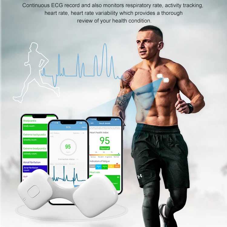 Jual TMJD Pengukur Detak Jantung EKG Wireless Smart ECG Recorder