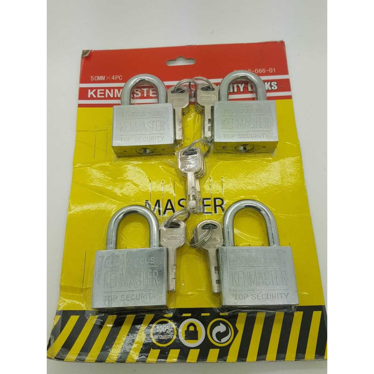 Jual KENMASTER 4 Buah Gembok Master Key 50 mm | Jakmall.com