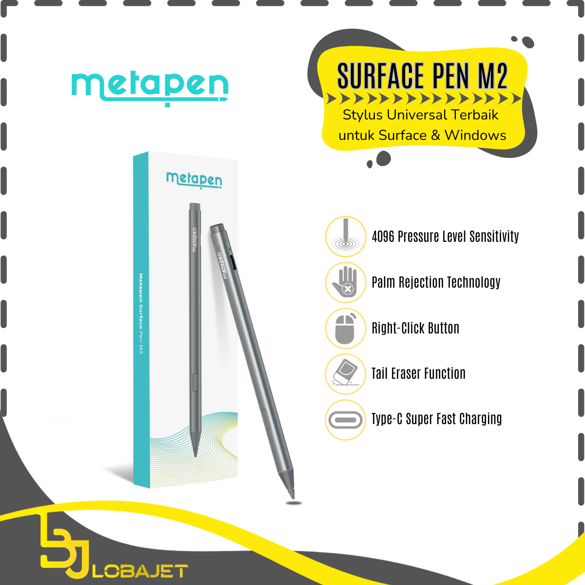Jual METAPEN SURFACE PEN M2 - Stylus Universal Terbaik untuk