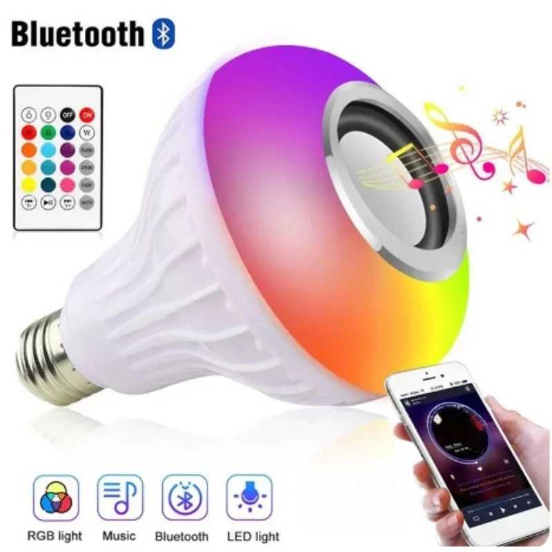 Jual XIMAJI Lampu Bohlam LED Smart Bulb Speaker Bluetooth RGBW