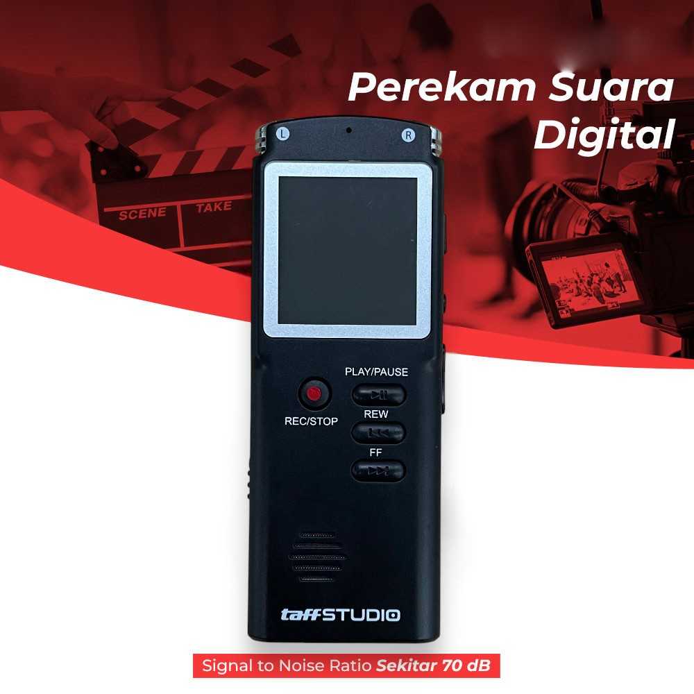 Jual TaffSTUDIO Perekam Suara Digital Voice Recorder 8GB - T60