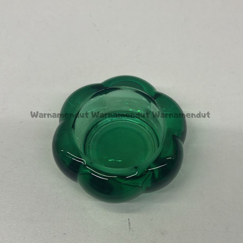 Jual Tempat Lilin Kecil Bahan Kaca Bentuk Bunga Candle Holder
