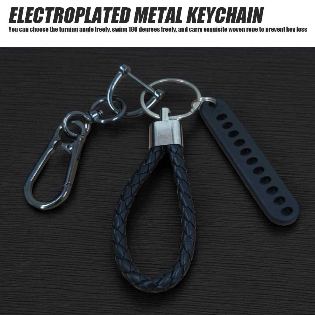 Jual FMA Anti-Lost Keychain with Phone Number Card and Horseshoe